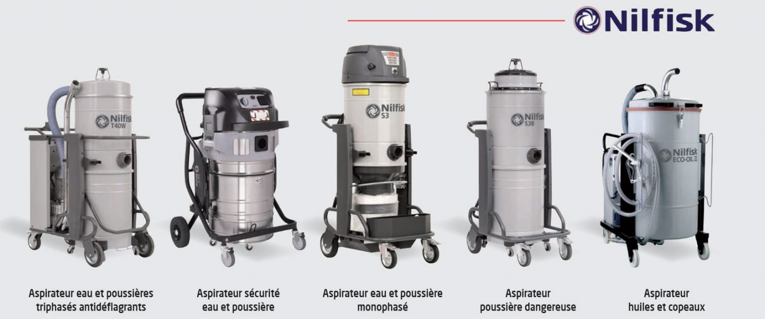 Les aspirateurs industriels Nilfisk - Haladjian Industrial Solutions