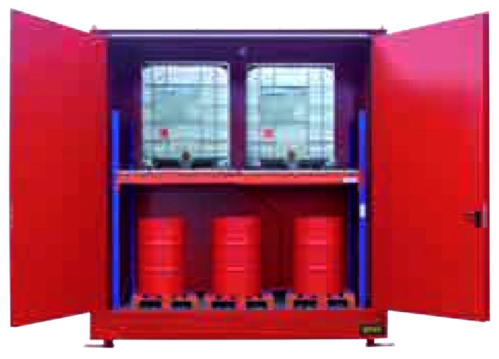 Stockage produits inflammables : bien choisir son armoire antifeu